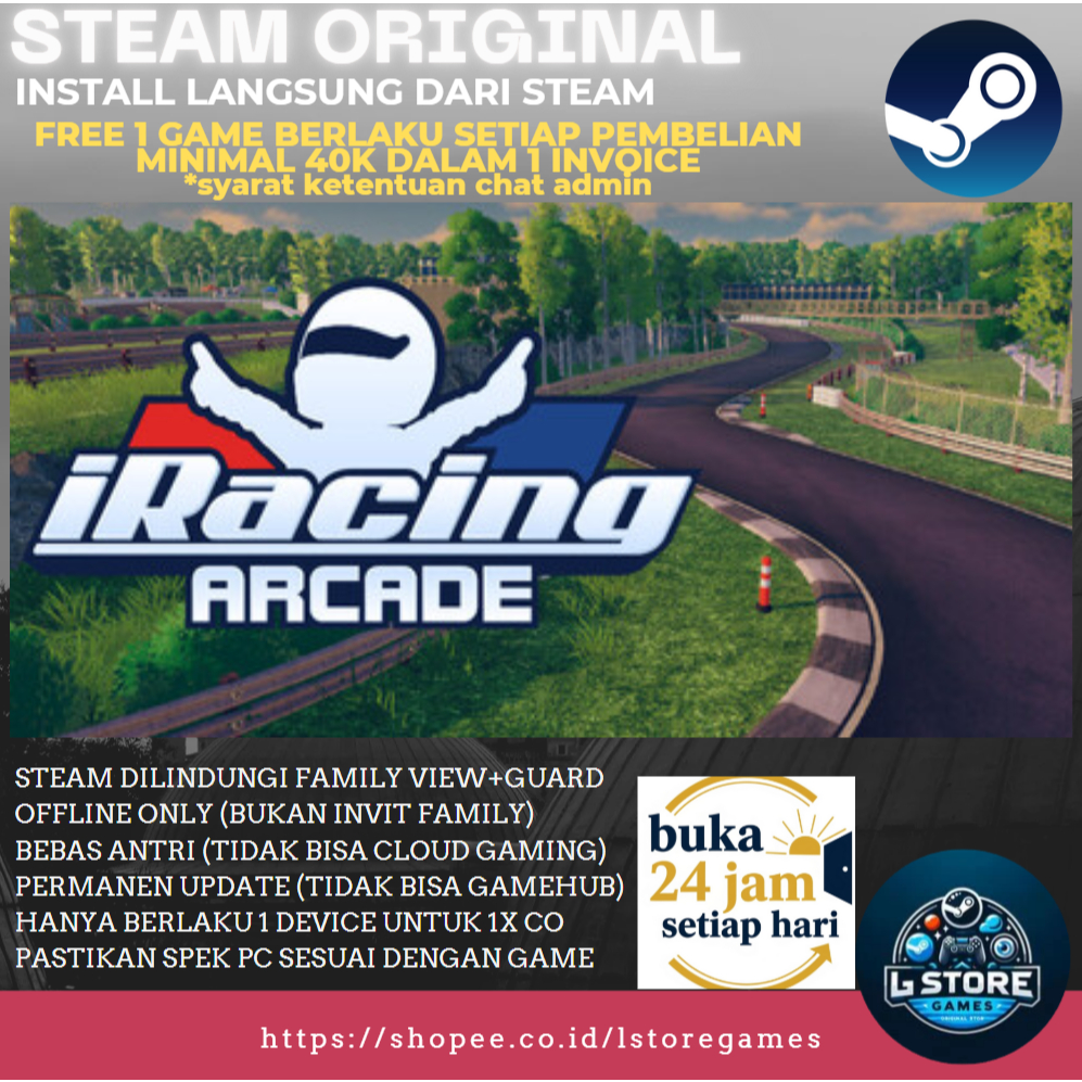 Jual iRacing Arcade Offline Game PC Original | Shopee Indonesia