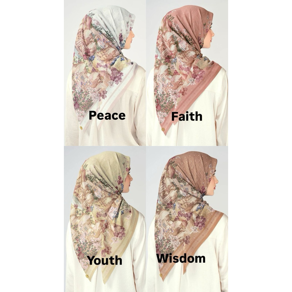 Jual Scarf Nada Puspita Al Kahf New Box+Paperbag | Shopee Indonesia