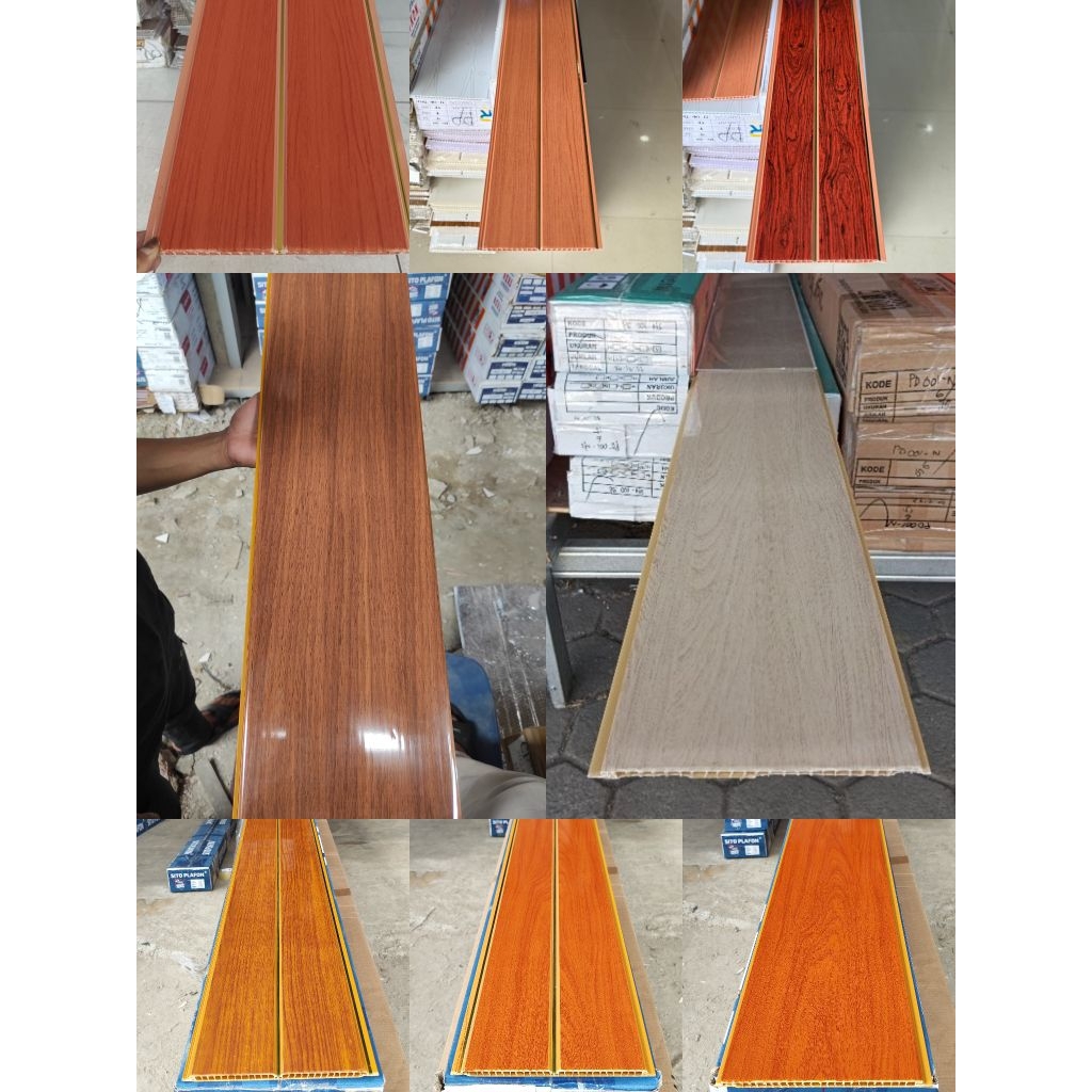 Jual Plafon PVC Glossy Coklat SITO (PERDUS) | Shopee Indonesia