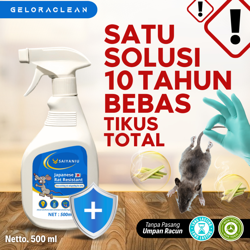 Jual JAPANESE RAT RESISTANT Solusi Basmi Tikus Total Pembasmi Tikus ...