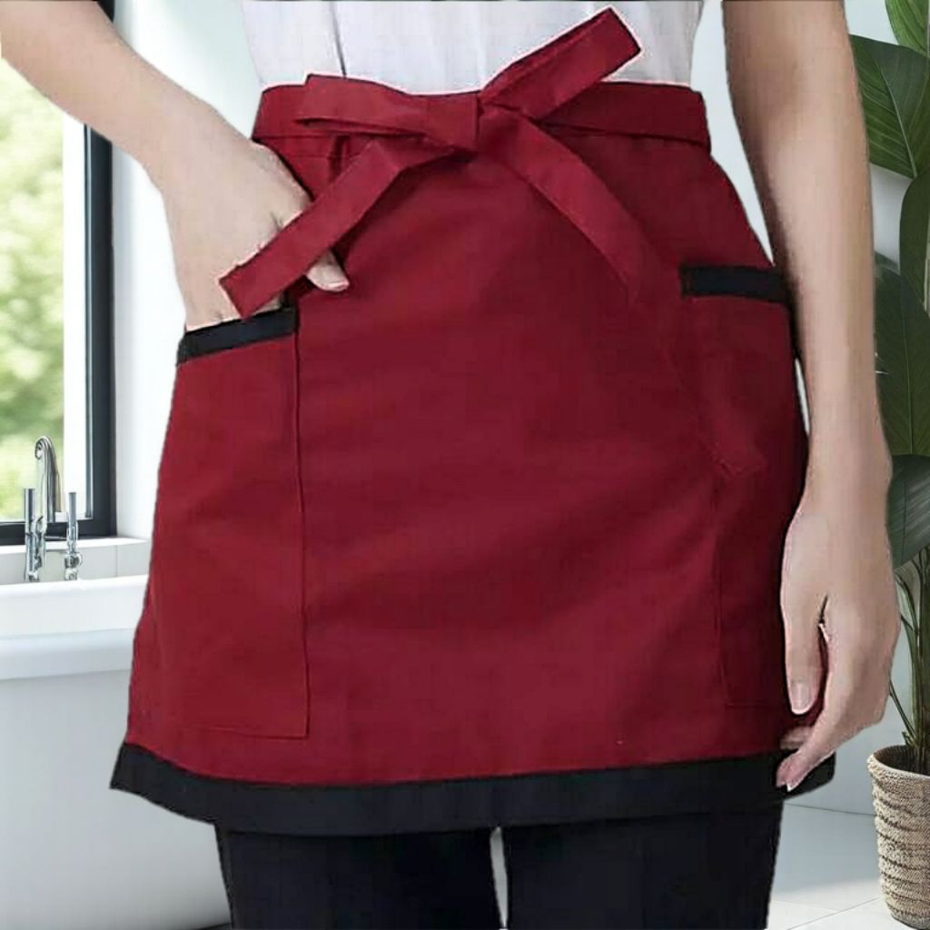 Jual Apron setengah badan barista kombinasi | Shopee Indonesia