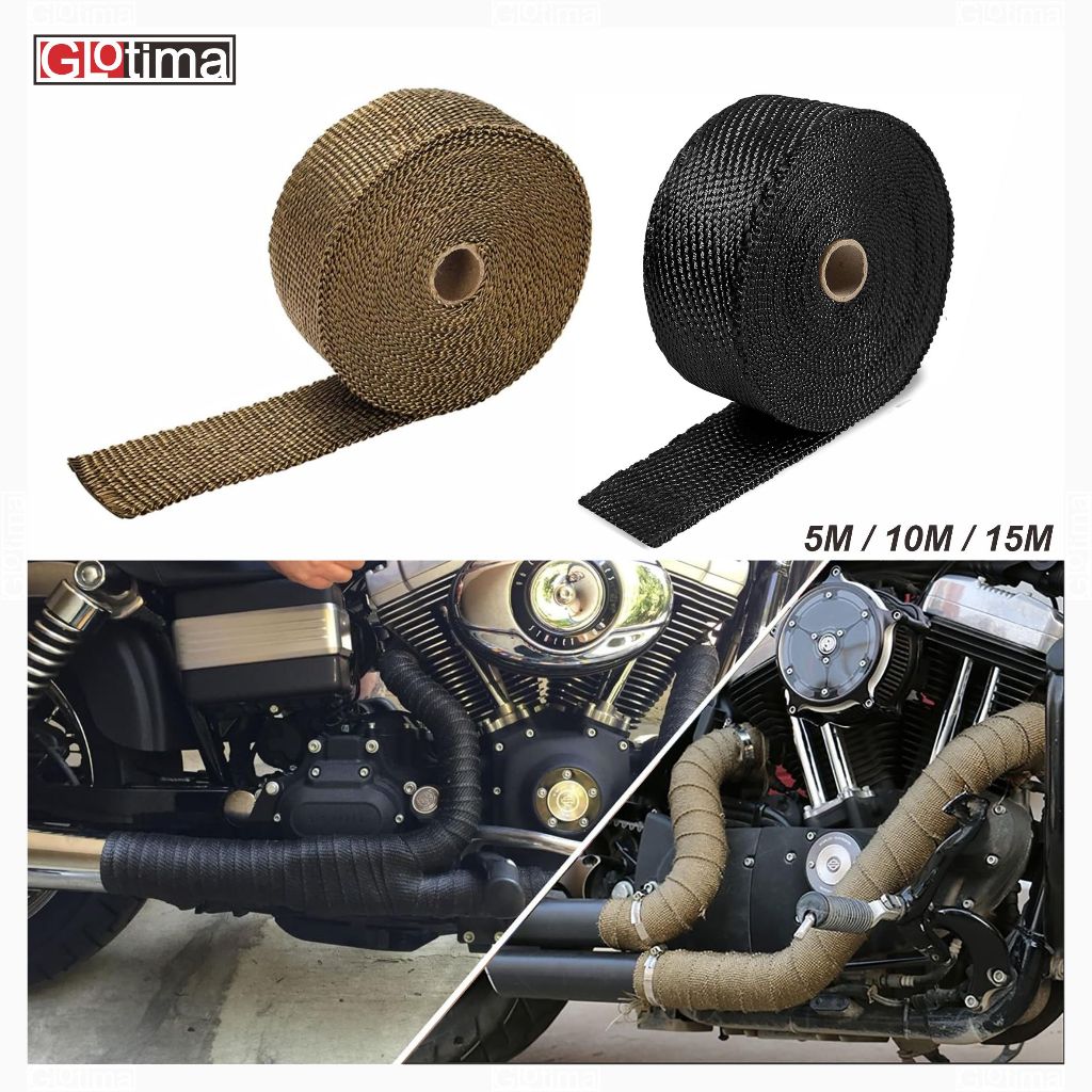 Jual Peredam Panas Knalpot Isolasi Pelindung Panas Pipa Knalpot Motor ...