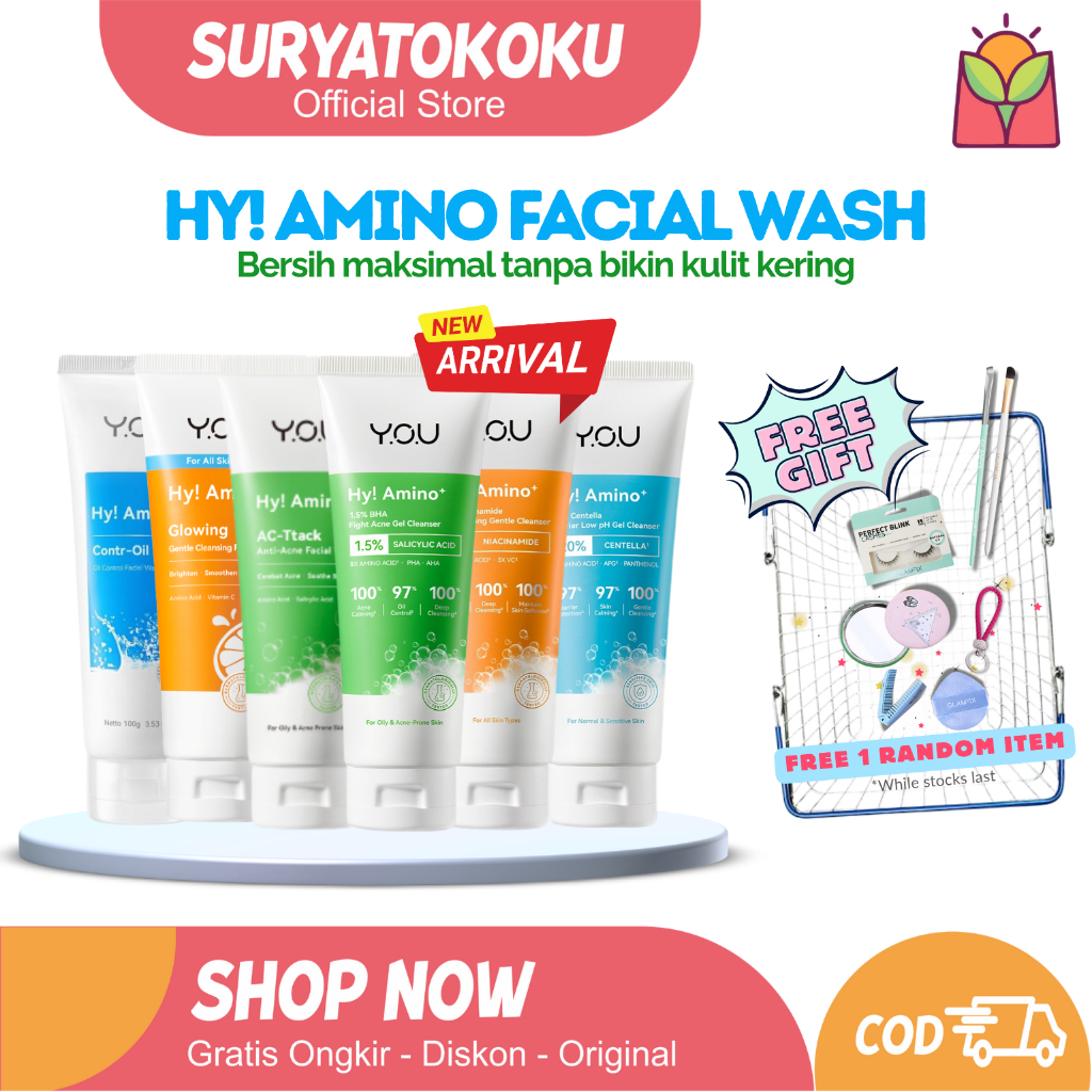 Jual [FREE GIFT] YOU HY! Amino Series |Ac-Ttack, Contr-Oil, Bye ...