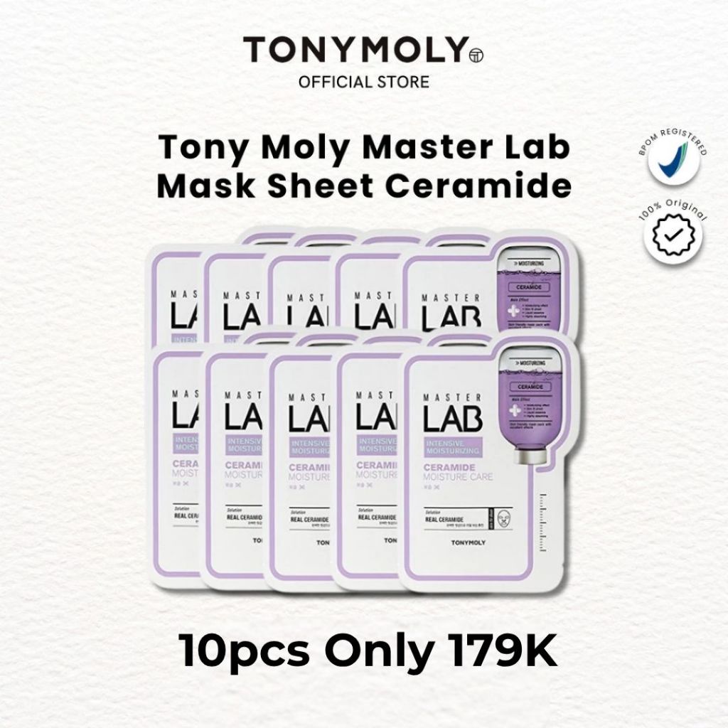Jual [BUNDLE 10] Tony Moly Master Lab Mask Sheet [Ceramide] | Shopee ...