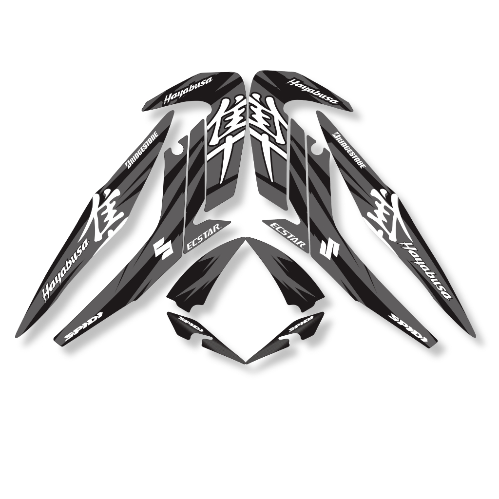 Jual (COD) Sticker Striping SATRIA FU BARONG Style HAYABUSA | Proses ...