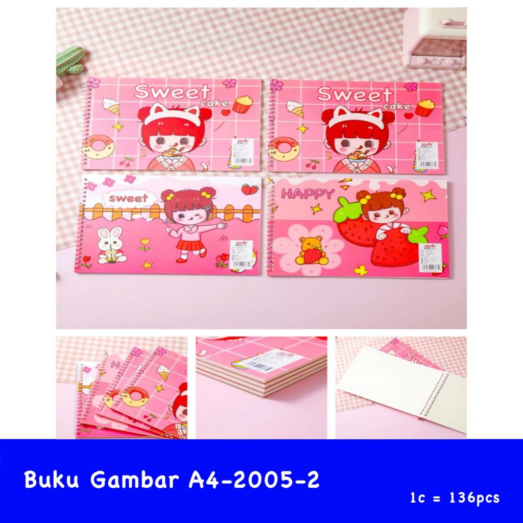 Jual Buku Gambar a4 isi 30 lembar 80 gram A4-2005-2 (PCS) | Shopee ...