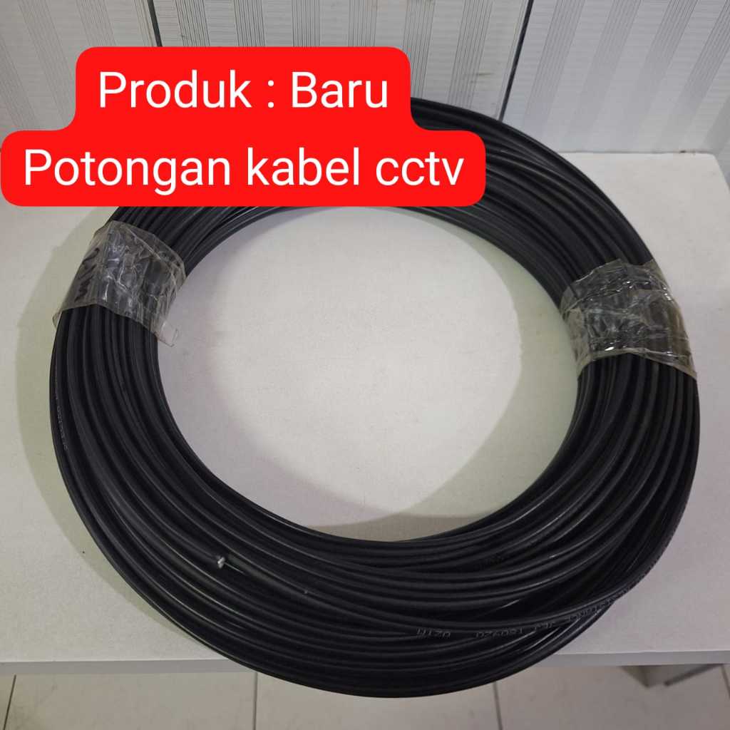Jual Kabel cctv rg59 plus power kabel rg59 spectra hitam kabel rg59 ...
