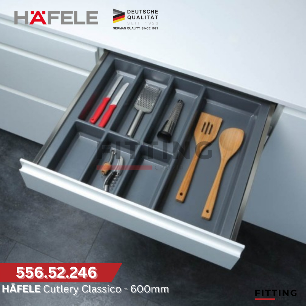 Jual HAFELE Cutlery Insert CLASSICO 600mm – Tray Tempat Sendok Garpu ...