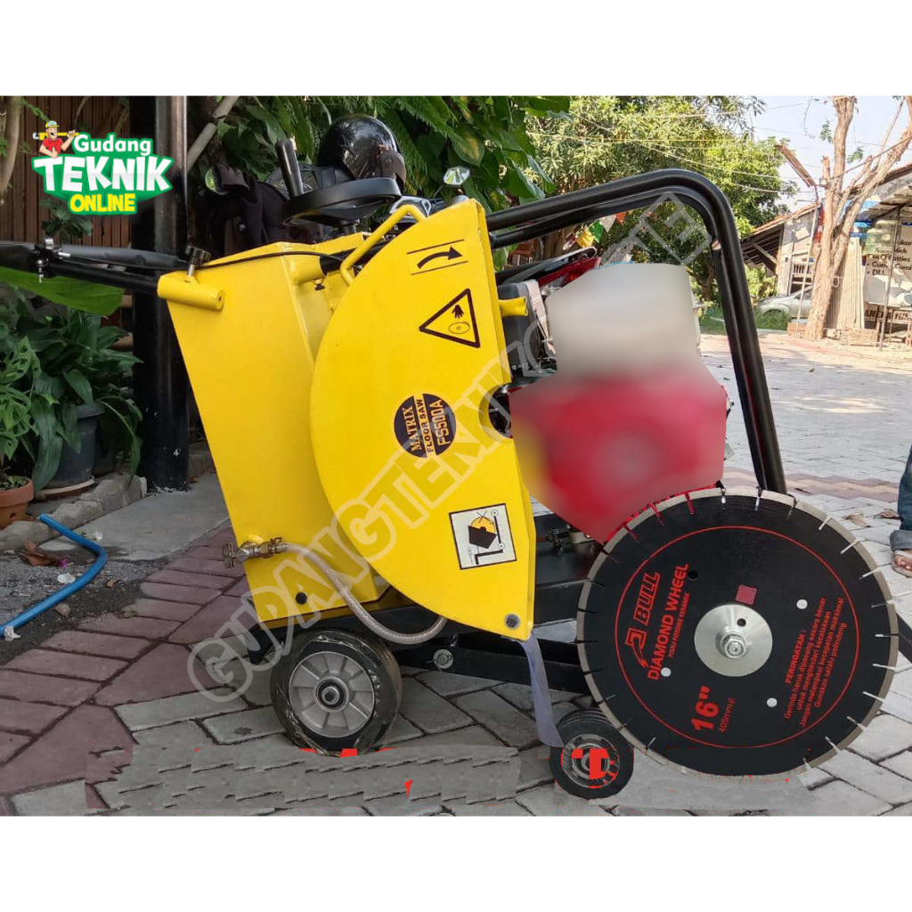 Jual Mesin Pemotong Aspal Beton MATRIX FS500A / Aspal Floor Saw Cutter ...