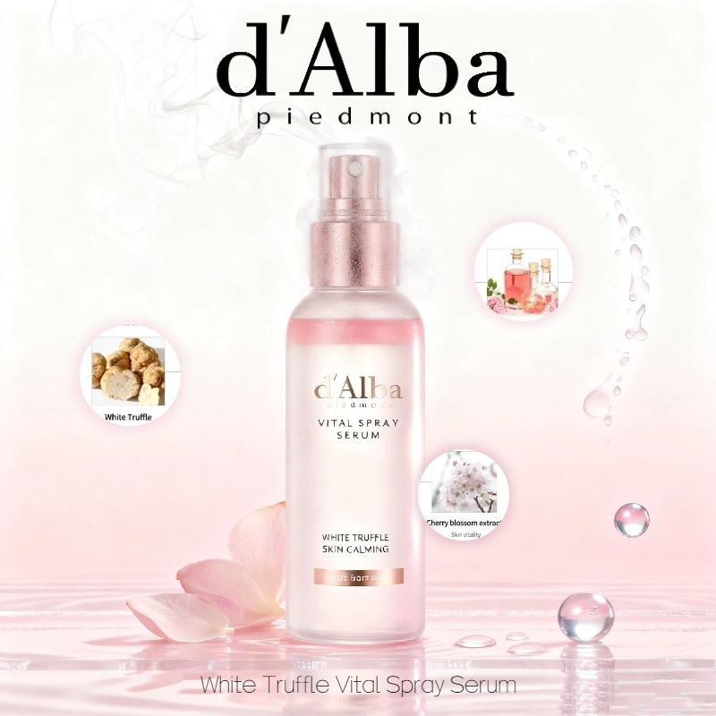 Jual d'Alba White Truffle Vital Spray Serum 100ML Glow Serum Calming ...