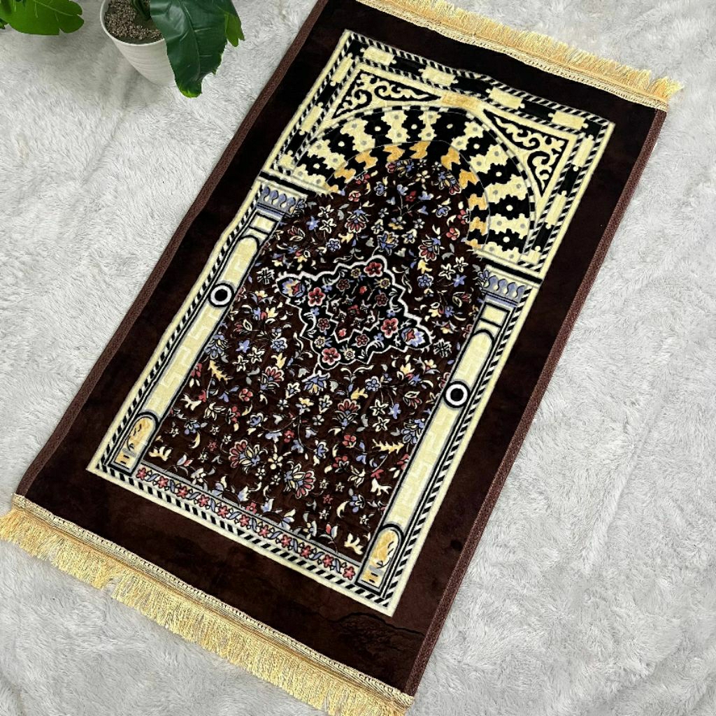 Jual (1880) Sajadah baldu warna|baldu tebal|sajadah turki|sajadah ...