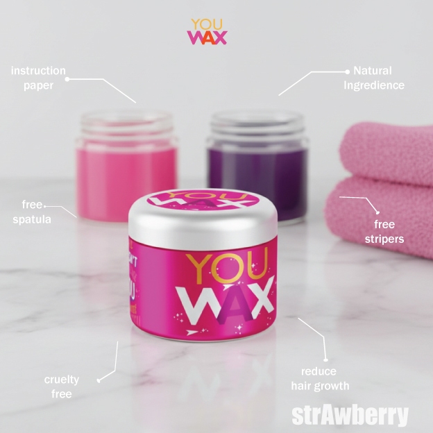 Jual ORIGINAL YOU WAX PINK 450ml cabut bulu sugaR waxing HAIR REMOVAL WAX bulu ketiak bulu kaki ...