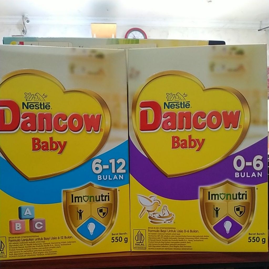 Jual PROMO!!! DANCOW BABY 0-6 BULAN & 6-12 BULAN 550gr (BACA DESKRIPSI ...