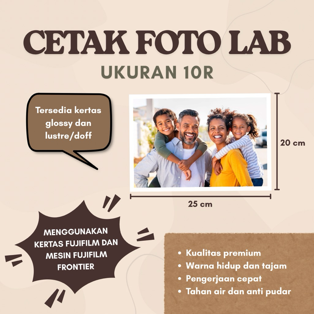 Jual CETAK FOTO LAB UKURAN 10R | Shopee Indonesia