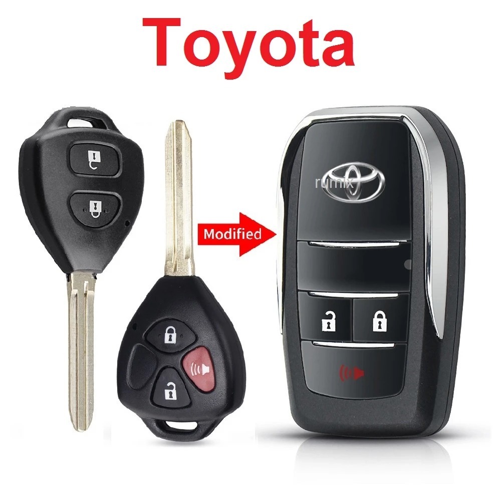 Jual Casing Kunci Toyota Remot Model Lipat Innova Yaris Vios Altis ...