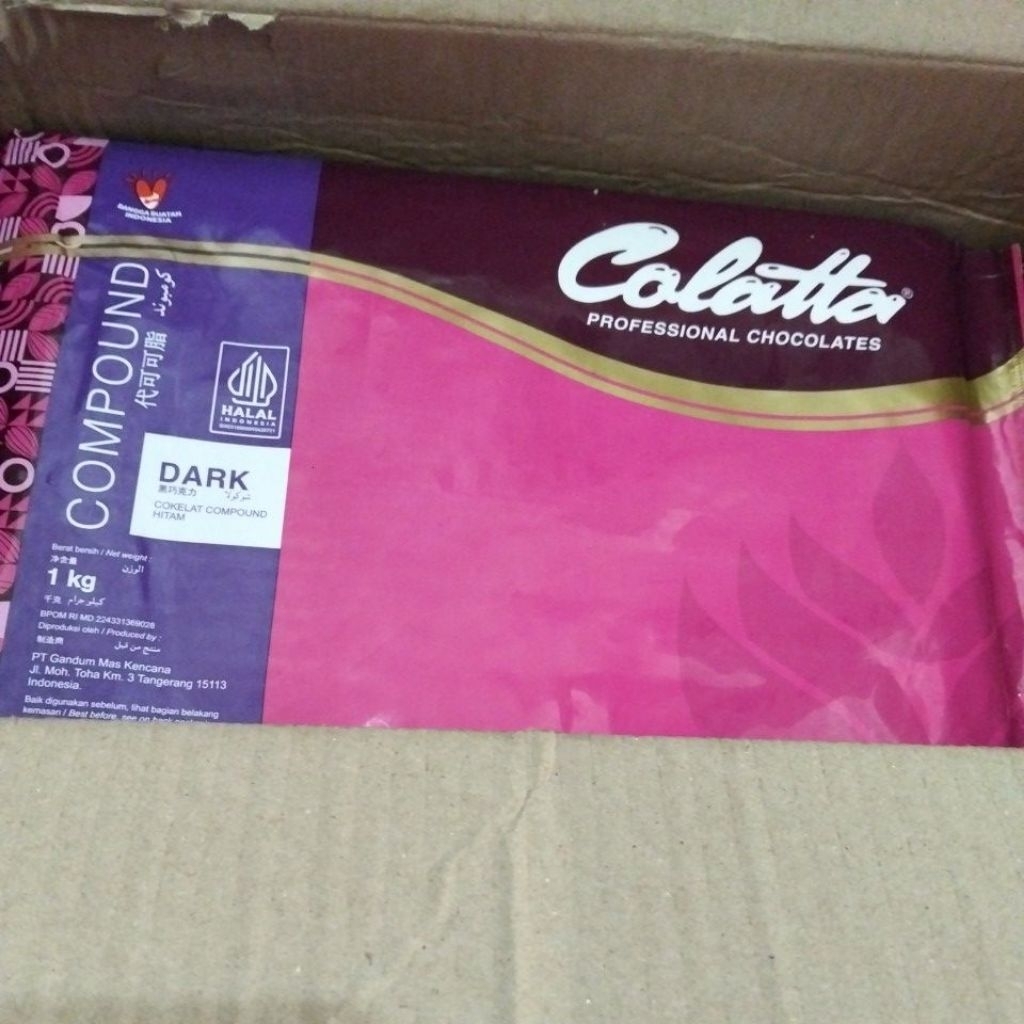 Jual Collata Dark chocolate Compound 1kg | Shopee Indonesia