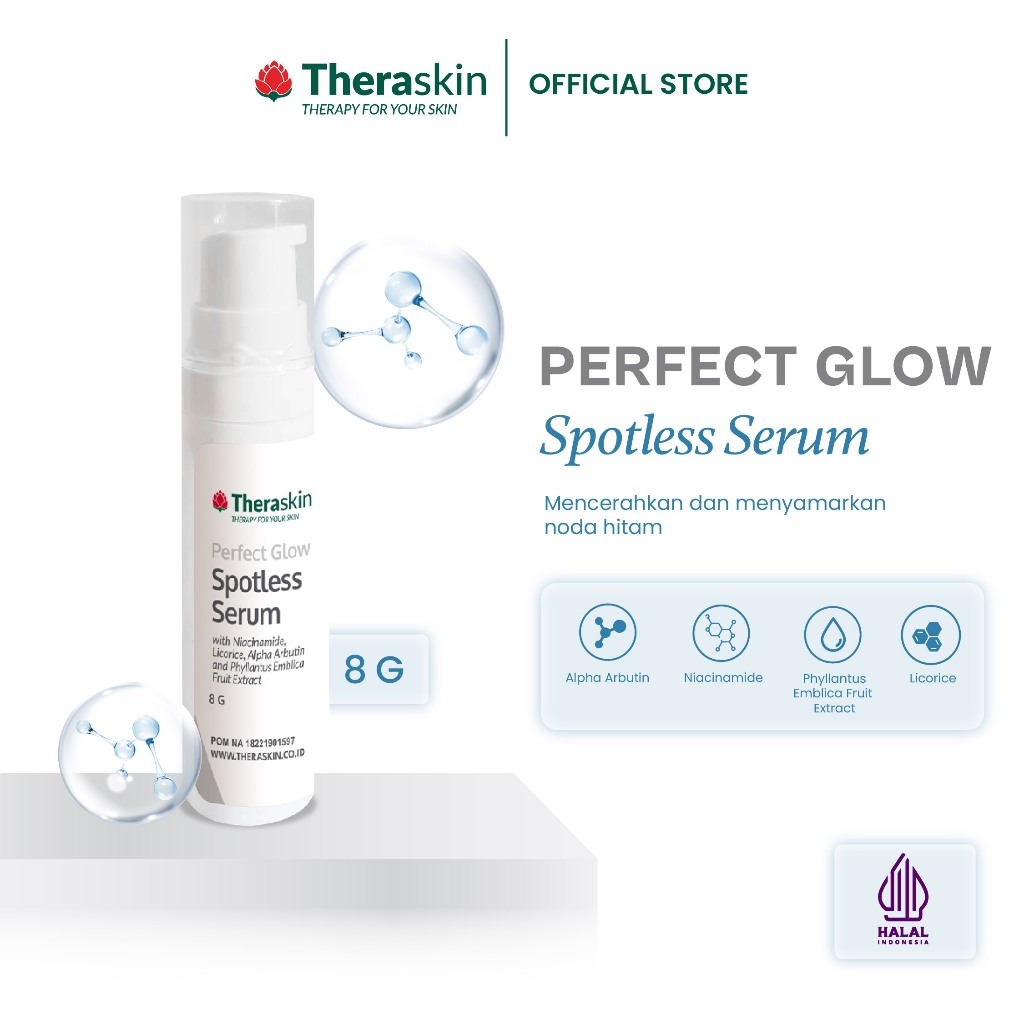 Jual Theraskin BPOM Perfect Glow Spotless Serum 8 gr - Serum Glowing ...