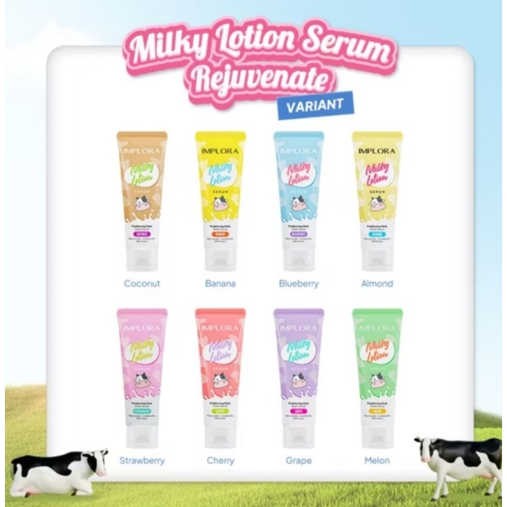 Jual IMPLORA Milky Lotion Body Serum 50ml | Shopee Indonesia