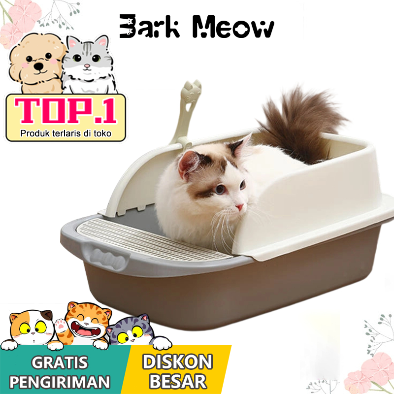 Jual Cat Litter Box Pet Toilet Tempat Bak Pasir Kucing Tempat Pup ...