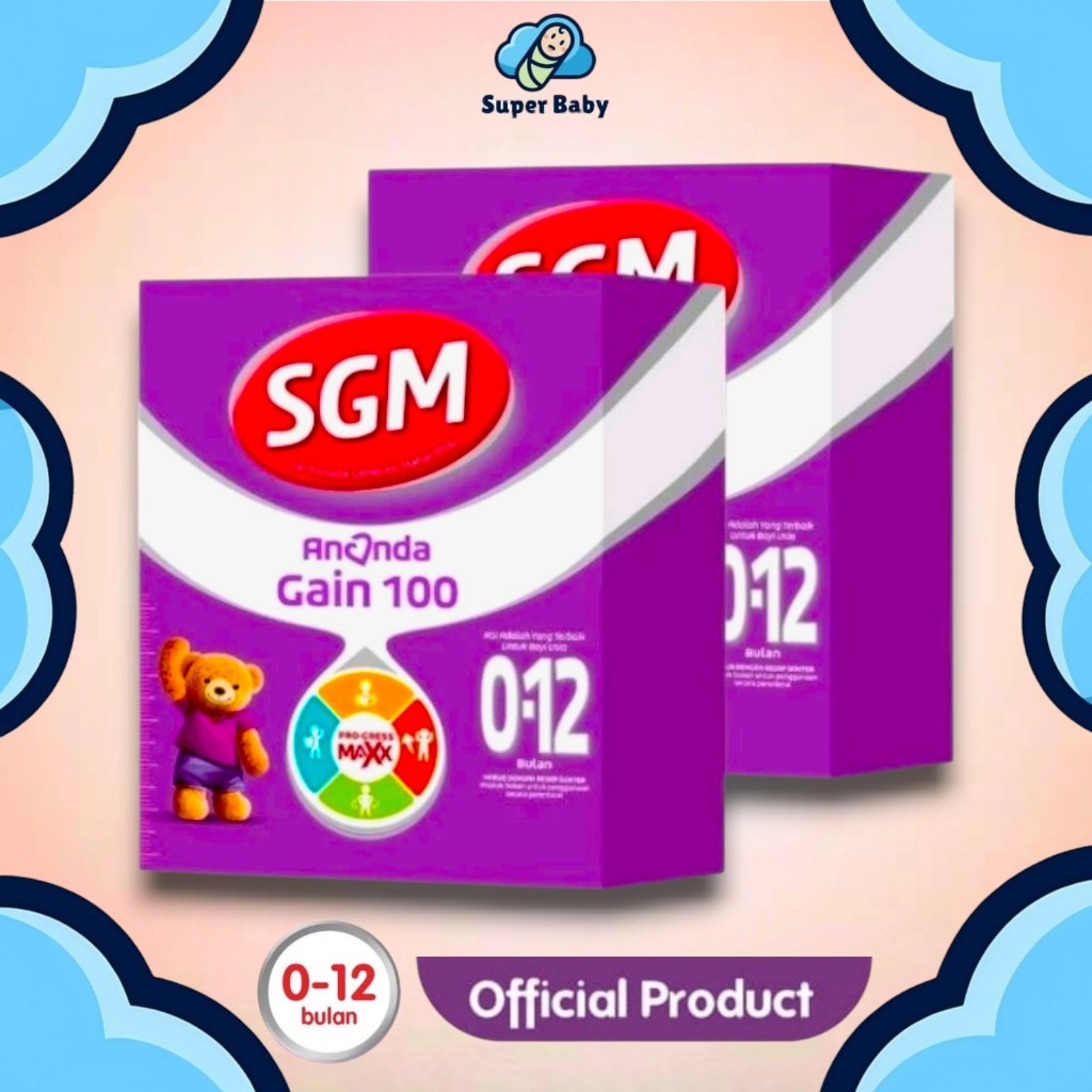 Jual SUSU BAYI SGM ANANDA GAIN 100 USIA 0-12 BULAN 400gr | Shopee Indonesia