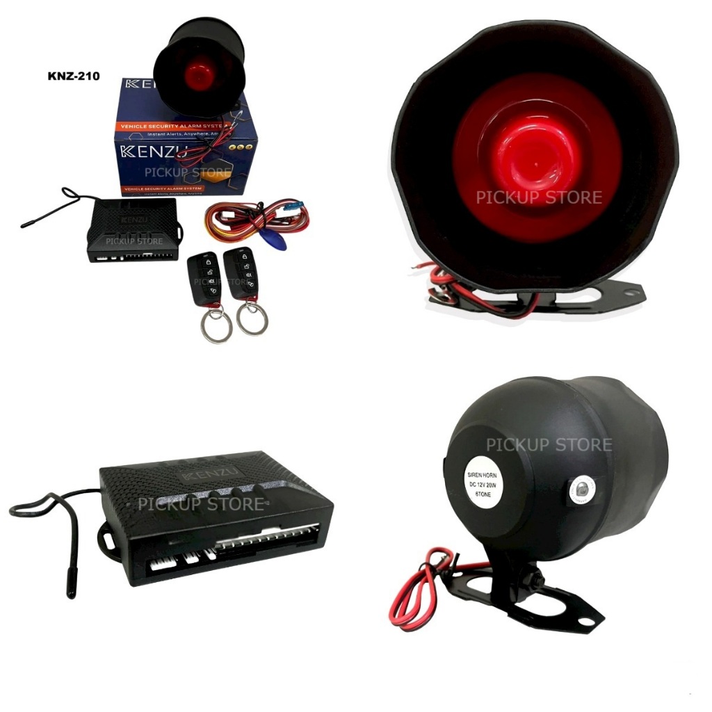 Jual Alarm Mobil KENZU Anti Maling Model kunci lipat dan Remote ...