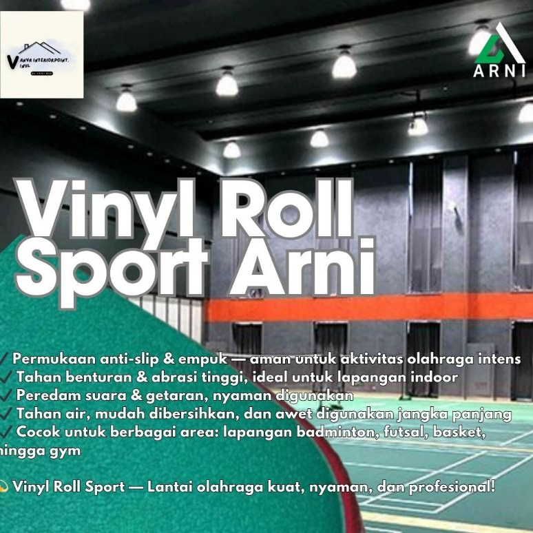 Jual Vinyl Roll Sport Arni – Solusi Lantai Ideal untuk Lapangan ...