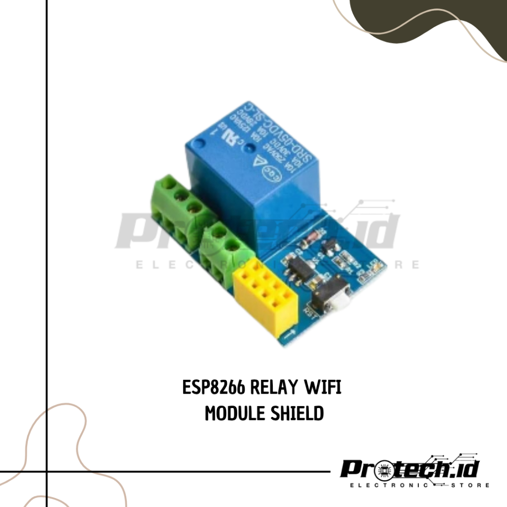 Jual Protech.id ESP8266 Relay Module Shield ESP01 WIFI IOT dengan ...