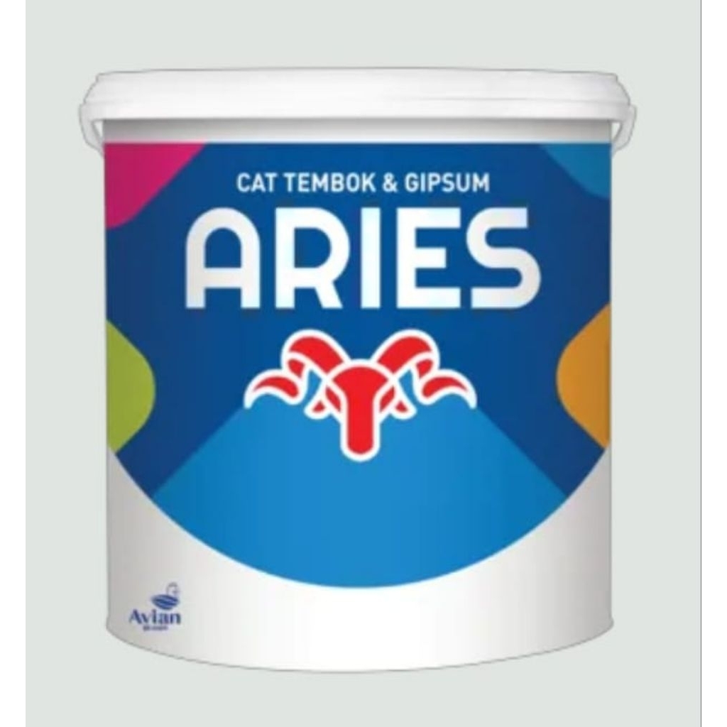 Jual Cat Tembok / Cat Plafond / Cat Gipsum / Cat GRC / Cat Aries 5 kg ...