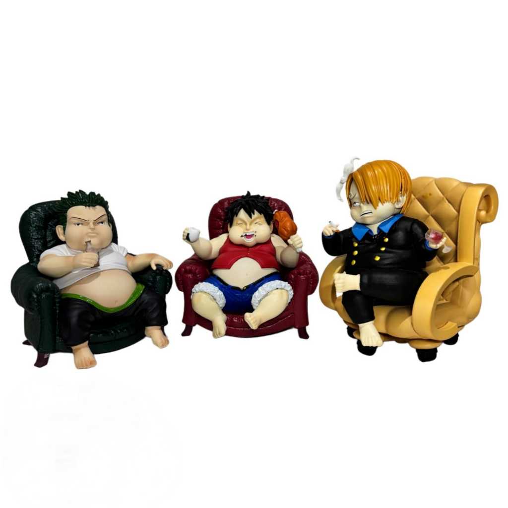 Jual 45 FONE PIECE LUFFY ZORO SANJI FAT CHIBI | Shopee Indonesia