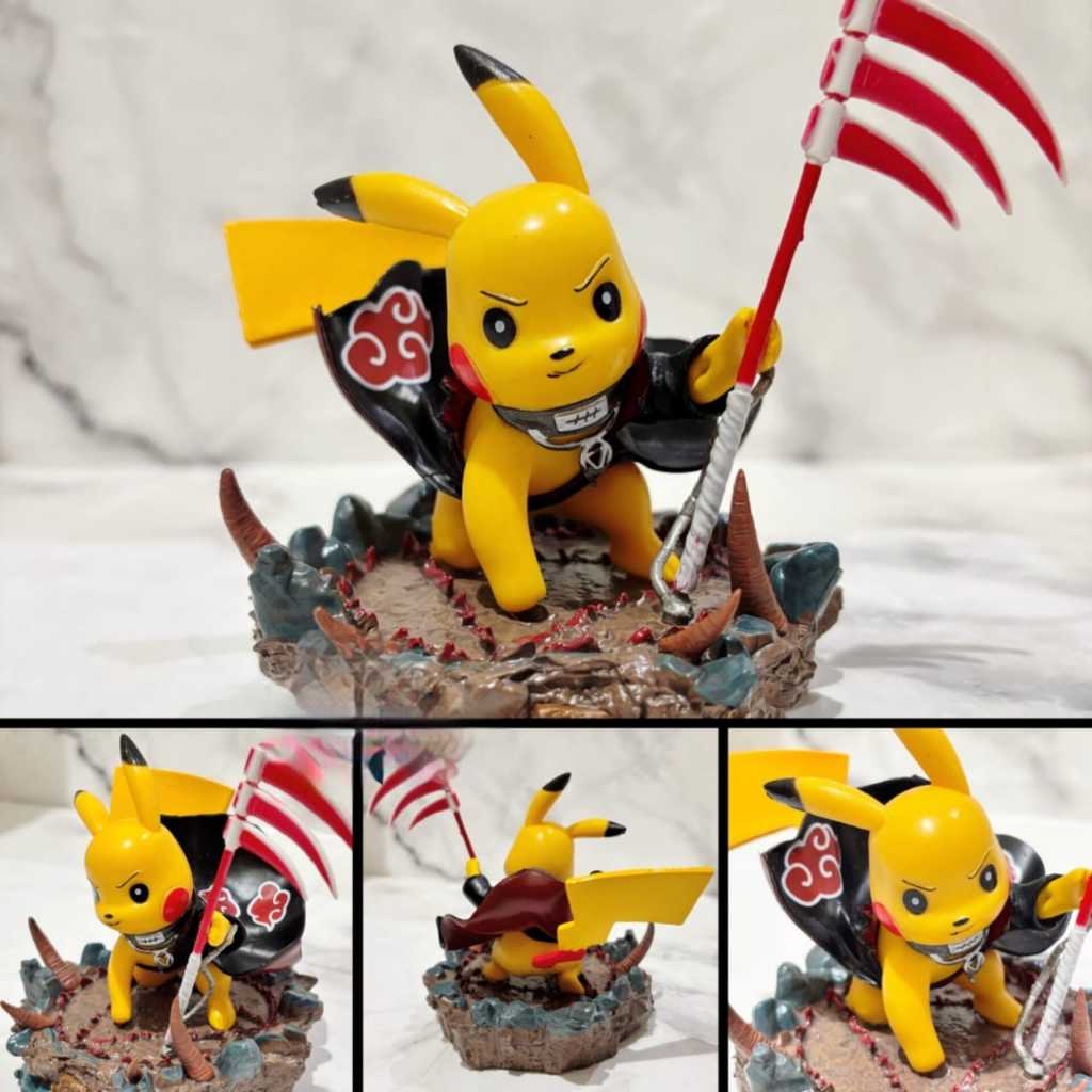 Jual POKEMON PIKACHU COS HIDAN AKATSUKI 11CM | Shopee Indonesia