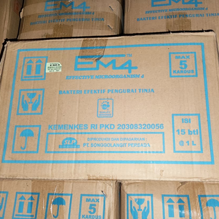 Jual EM4 LIMBAH & TOILET BIRU 1 DUS ISI 15 BOTOL ( 15 PCS x 1 LITER ...