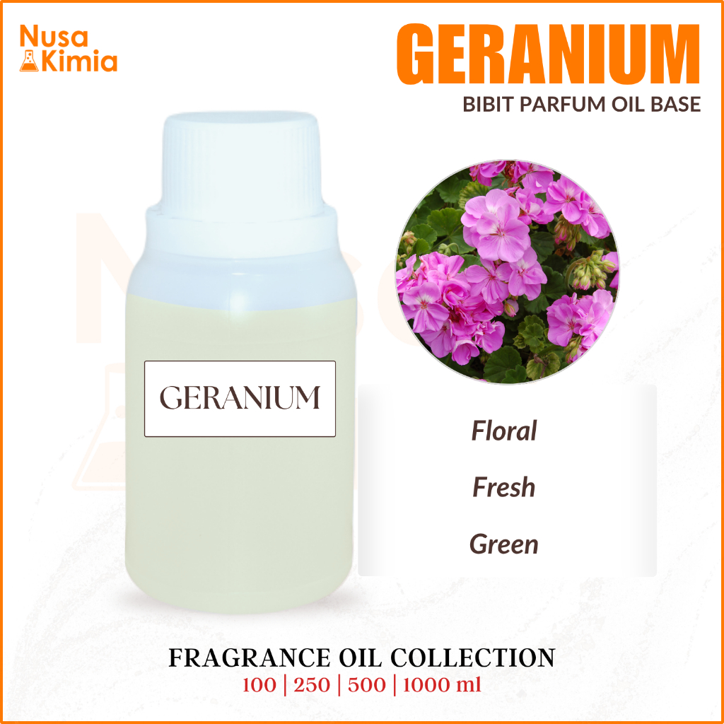 Jual Bibit Parfum Geranium 1 Liter - Fragrance Oil untuk Parfum, Candle ...