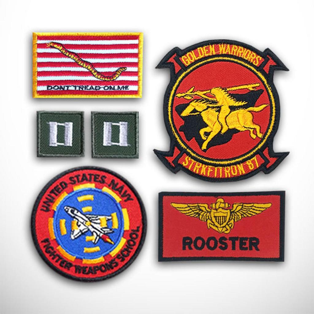 Jual Patch Custom Rooster VFA-87 Golden Warior Aviator Set Bordir Logo ...