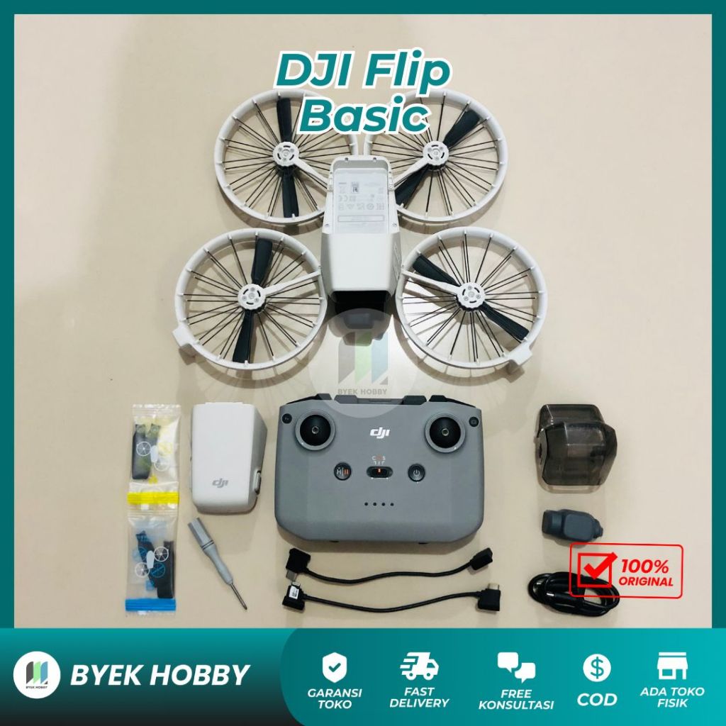 Jual Original DJI Flip Basic RC-N3 RC-2 Second (Drone Camera DJI 1/1.3 ...