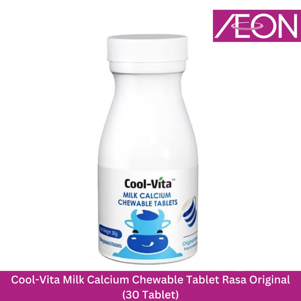 Jual Cool-Vita Milk Calcium Chewable Tablet Rasa Original (30 Tablet ...