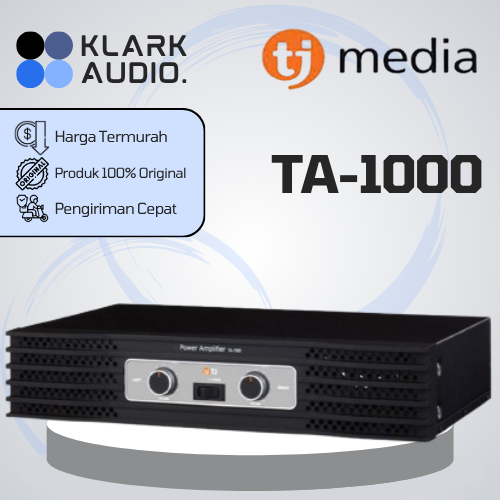 Jual TJ Media TA-1000 / TA1000 / TA 1000 Processor Power Amplifier ...