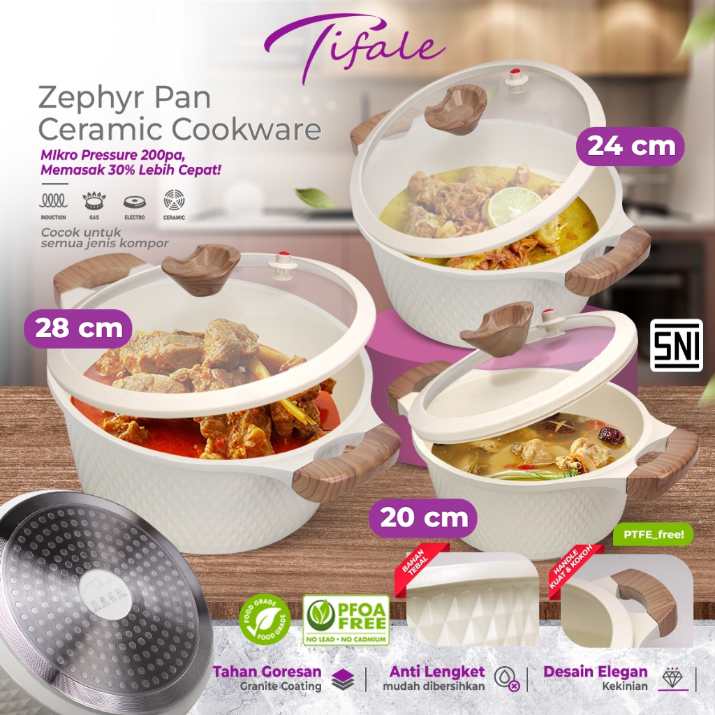 Jual [EXCLUSIVE LAUNCH KAK LILA] Tifale Zephry Casserole Pan Panci Susu ...