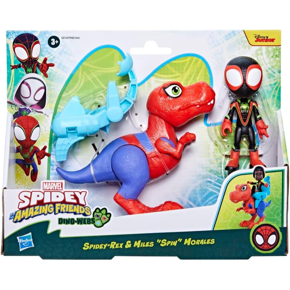 Jual Spidey and his Amazing Friends Marvel Dino-Webs Spidey-Rex & Miles ...