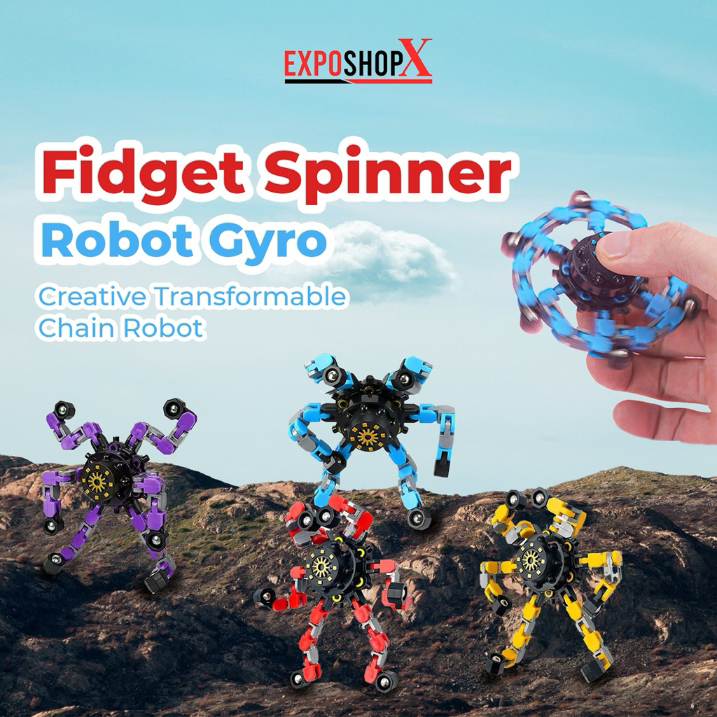 Jual Fidget Spinner Transformen / Spinner robot tentakel / Spiner ...
