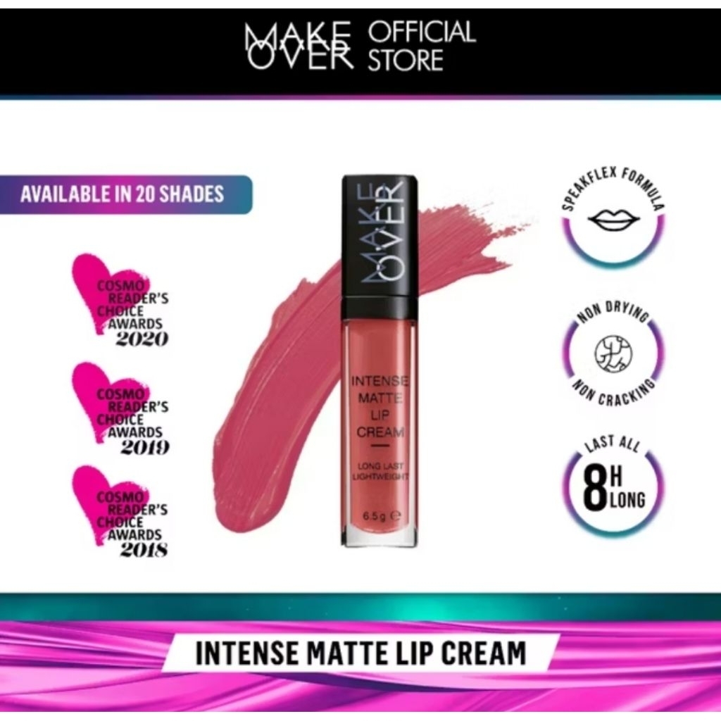 Jual MAKE OVER Intense Matte Lip Cream - Lipstick Lipcream tahan lama ...