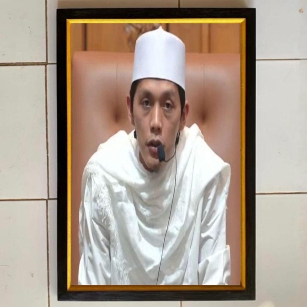 Jual Hiasan dinding lukisan Cetak gambar Gus Idham plus bingkai ukuran ...
