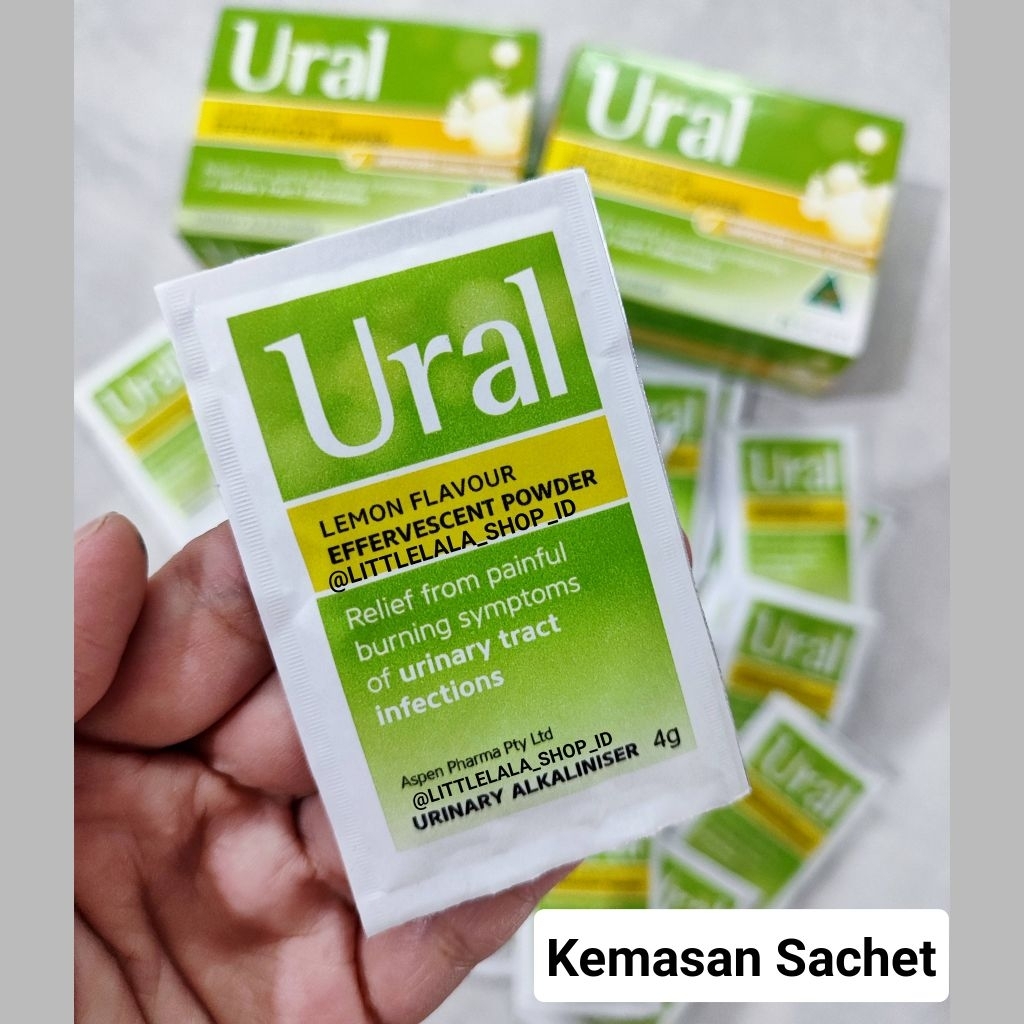 Jual URAL Effervescent Powder sachet meredakan anyang anyangan , ISK ...