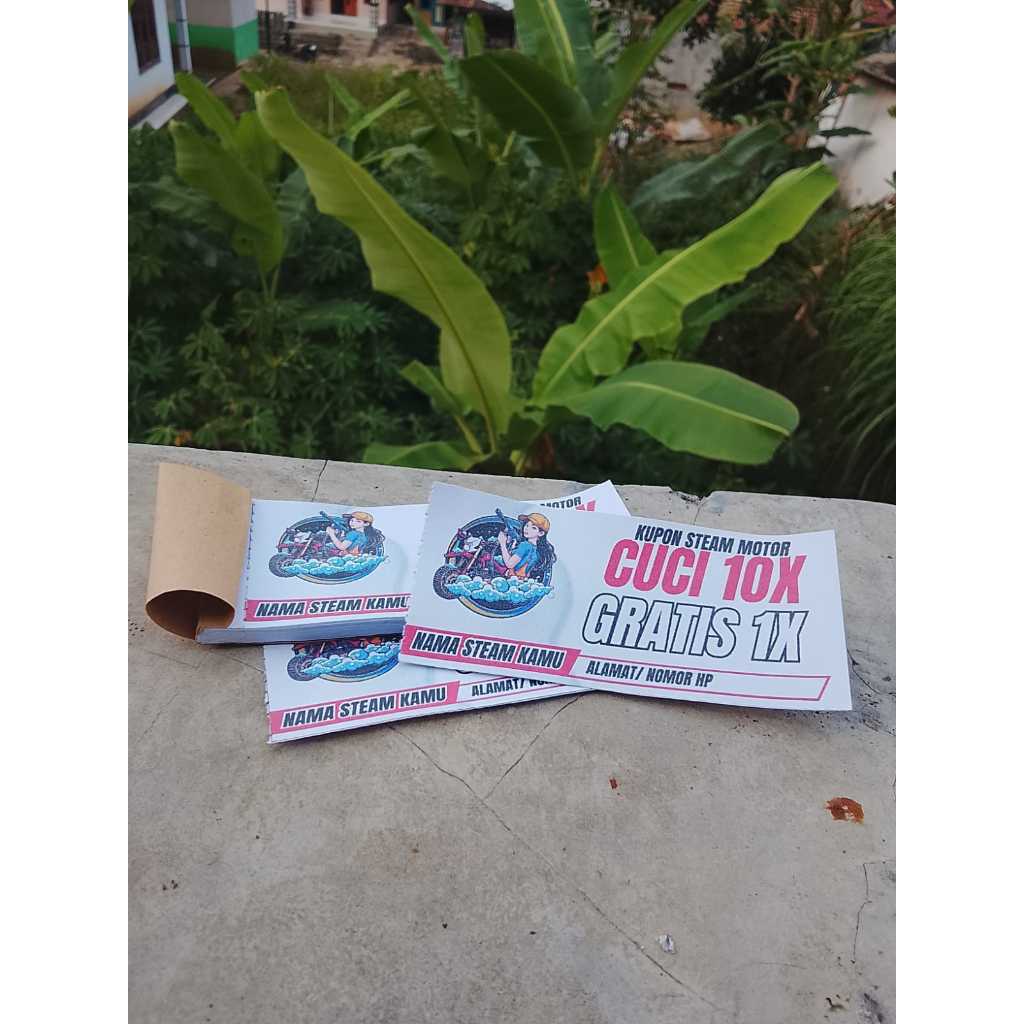 Jual KUPON STEAM KUPON CUCI MOTOR MOBIL BISA PAKAI NAMA BAHAN HVS ...