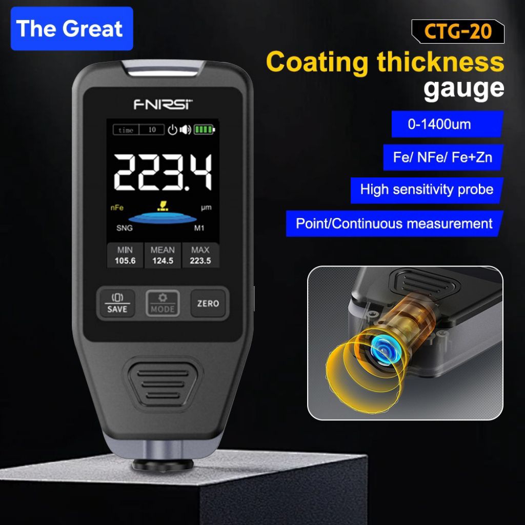 Jual Paint Meter Digital Coating Thickness Gauge Alat Ukur Ketebalan ...