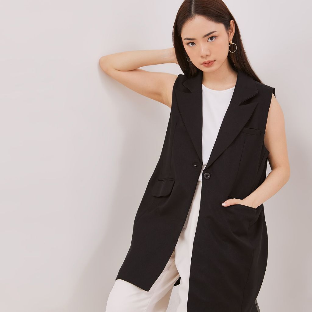 Jual VESTMENT - OFFICE RUNWAY WEAR , VEST BLAZER JUMBO | Shopee Indonesia