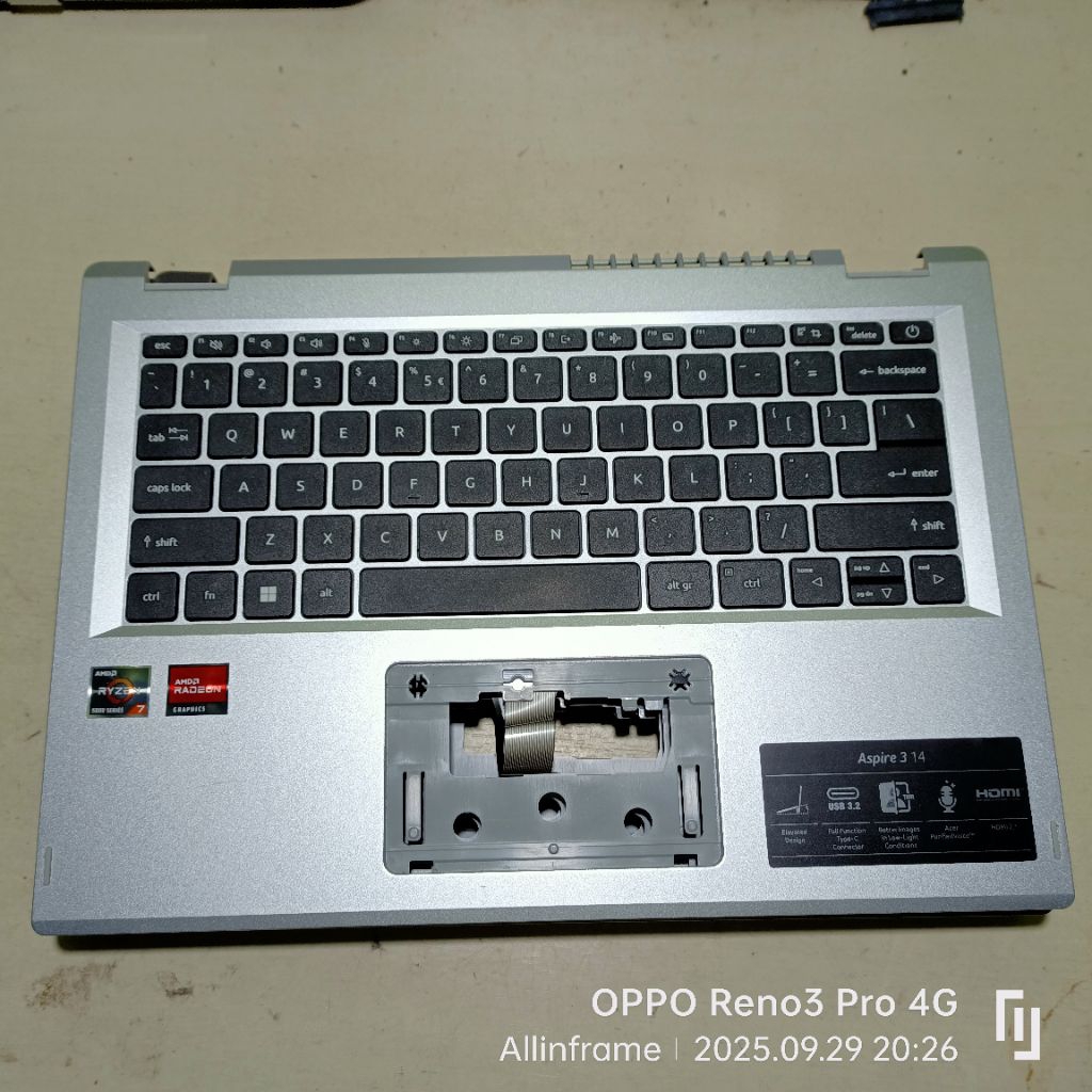 Jual Frame + Keyboard laptop Acer Aspire 3 14 Aspire 5 14 Aspire 5 Spin ...
