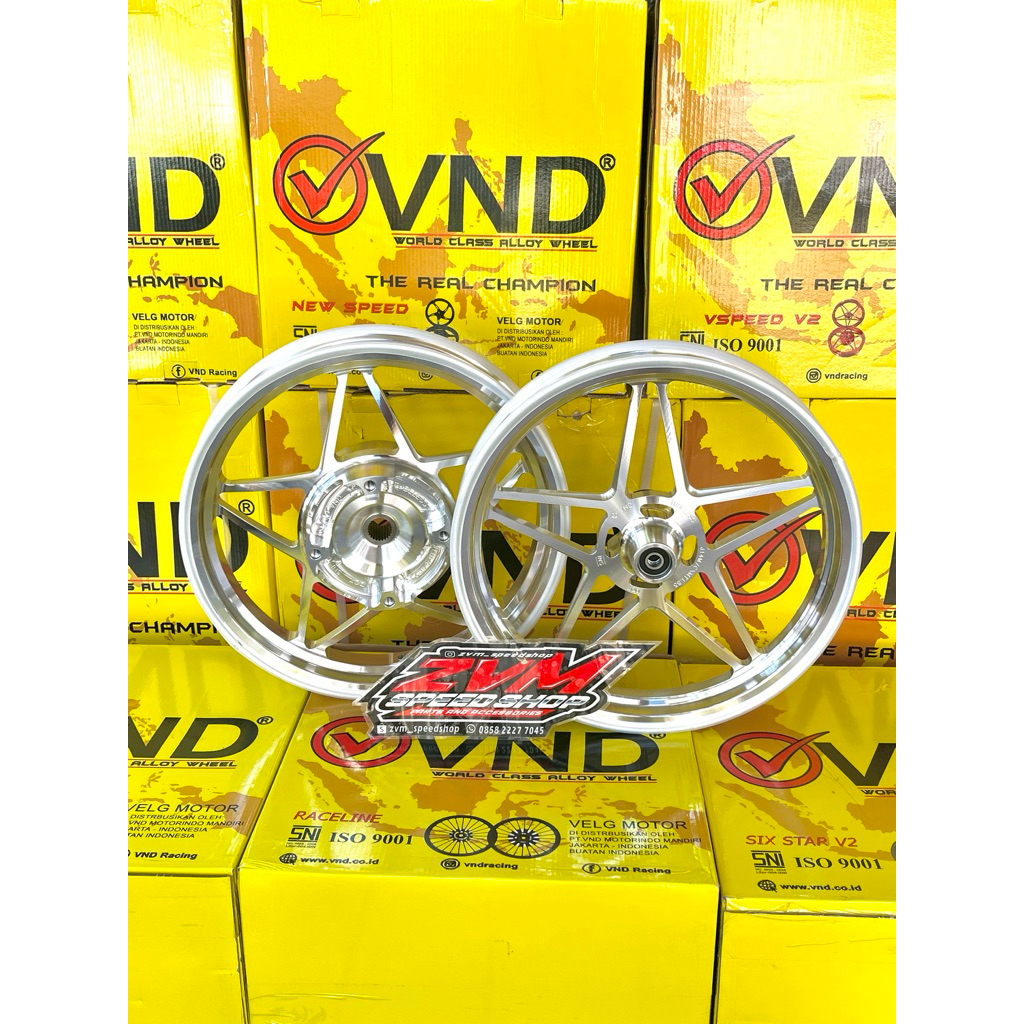 Jual Velg Vnd Bintang Vspeed V2 Ring 14 Stylo ABS Pemasangan Pnp ...