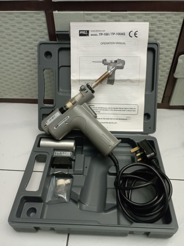 Jual GOOT TP 100 DESOLDERING GUN/SEDOT TIMAH ELEKTRIK | Shopee Indonesia
