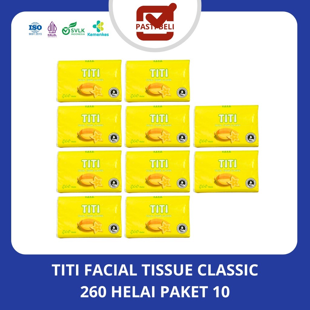 Jual Tissue TITI 260 helai 10 PACK - PAKET BUNDLING isi 10 pcs TISU ...