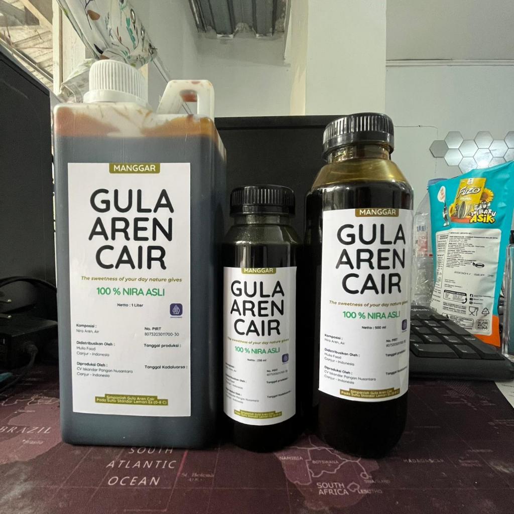 Jual Gula Aren Cair Premium 100% Pure Aren Organik Tanpa Campuran Gula ...